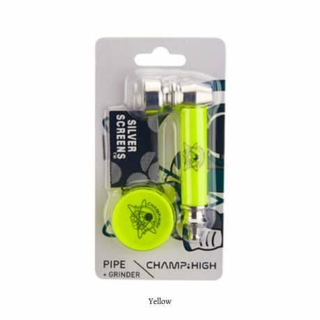 Pipe en Métal + Mini Grinder / Champ High