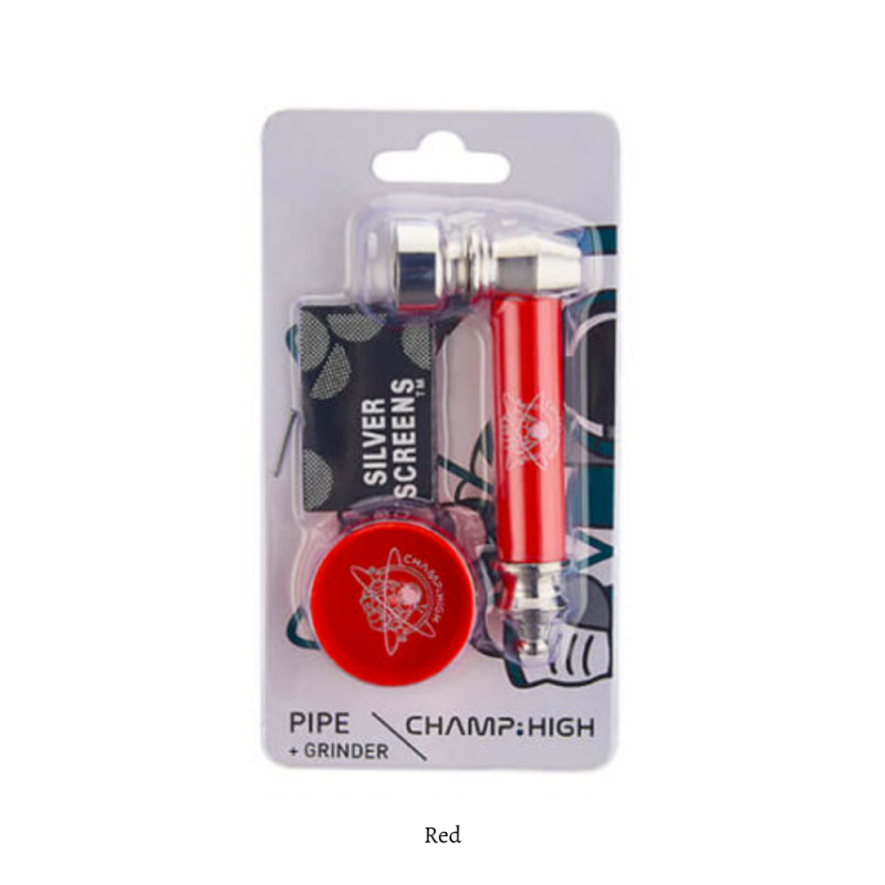 Pipe en Métal + Mini Grinder / Champ High